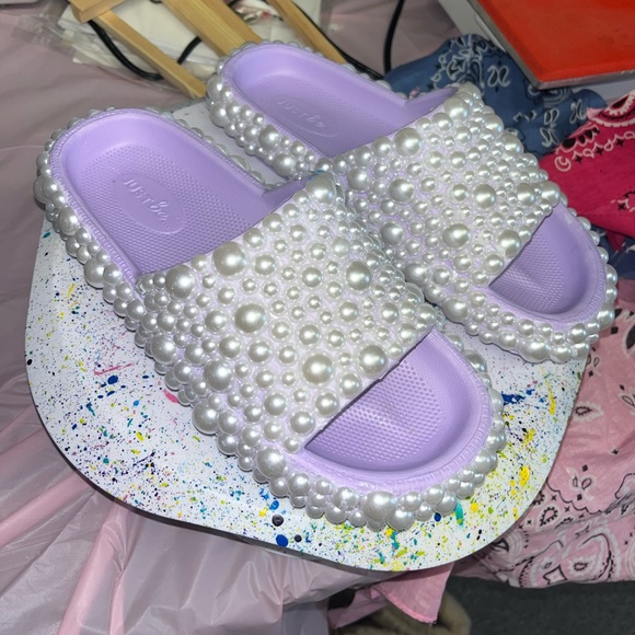 Shoes | Pearl Slides | Poshmark